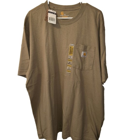 Carhartt | Shirts | Carhartt K87 Mens Tshirt Brown Xl | Poshmark